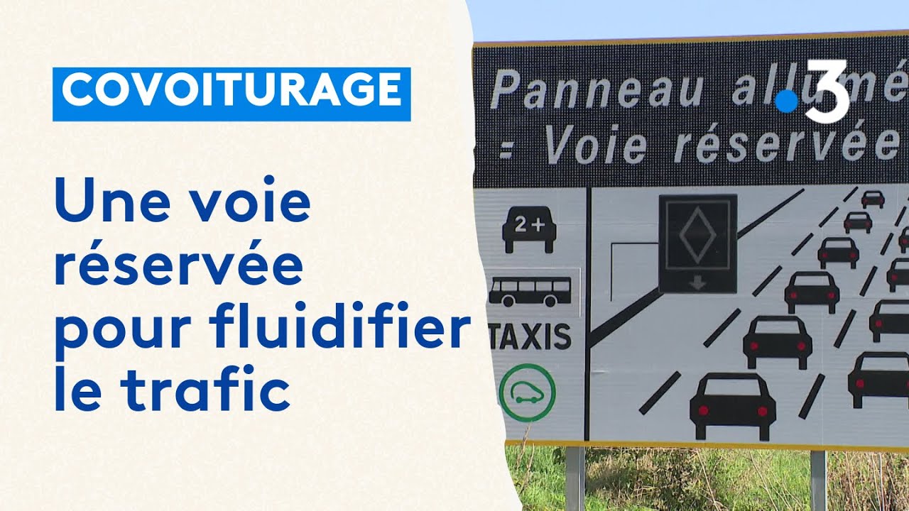Une voie réservée sur l'A1 pour fluidifier le trafic - YouTube