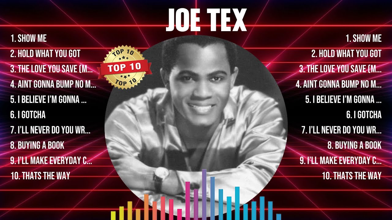 Joe Tex Greatest Hits 2024 - Pop Music Mix - Top 10 Hits Of All Time ...