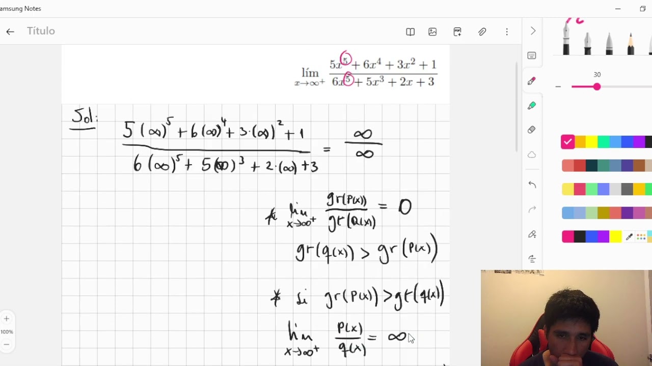 Tips para calcular limites al infinitos - YouTube