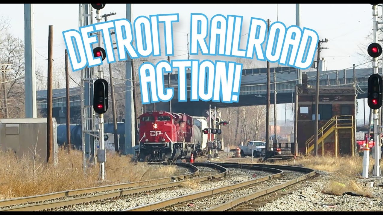 Detroit Railroad Action! - YouTube