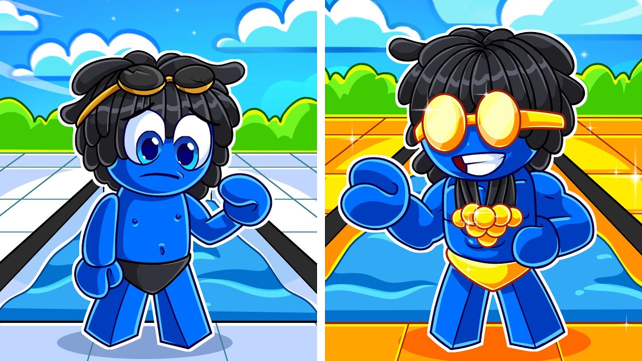 I Got RICH By Becoming An Olympic Swimmer In Roblox Swimming Simulator ...