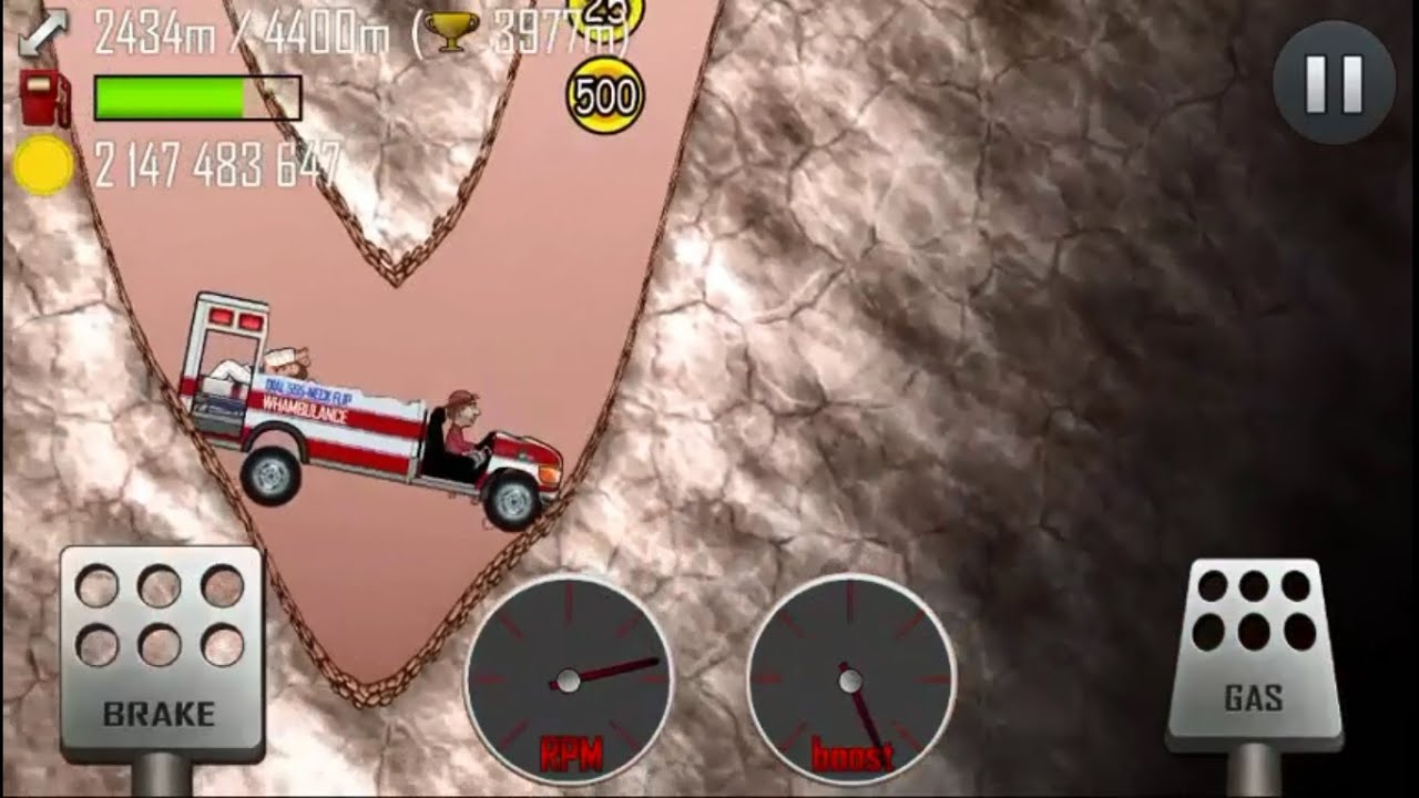Hill Climb Racing - Ambulance 4024m on Mars - YouTube