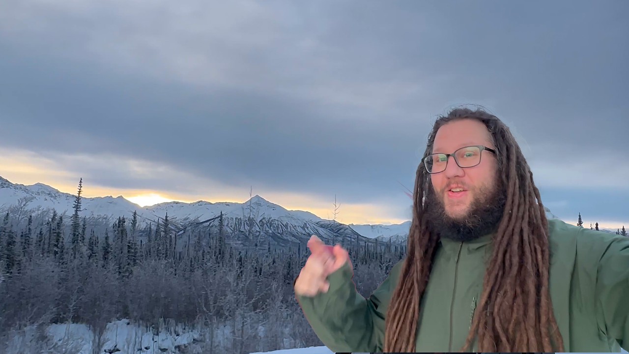 Camping road trip in winter on my way to the North Pole - Day 16 - YouTube