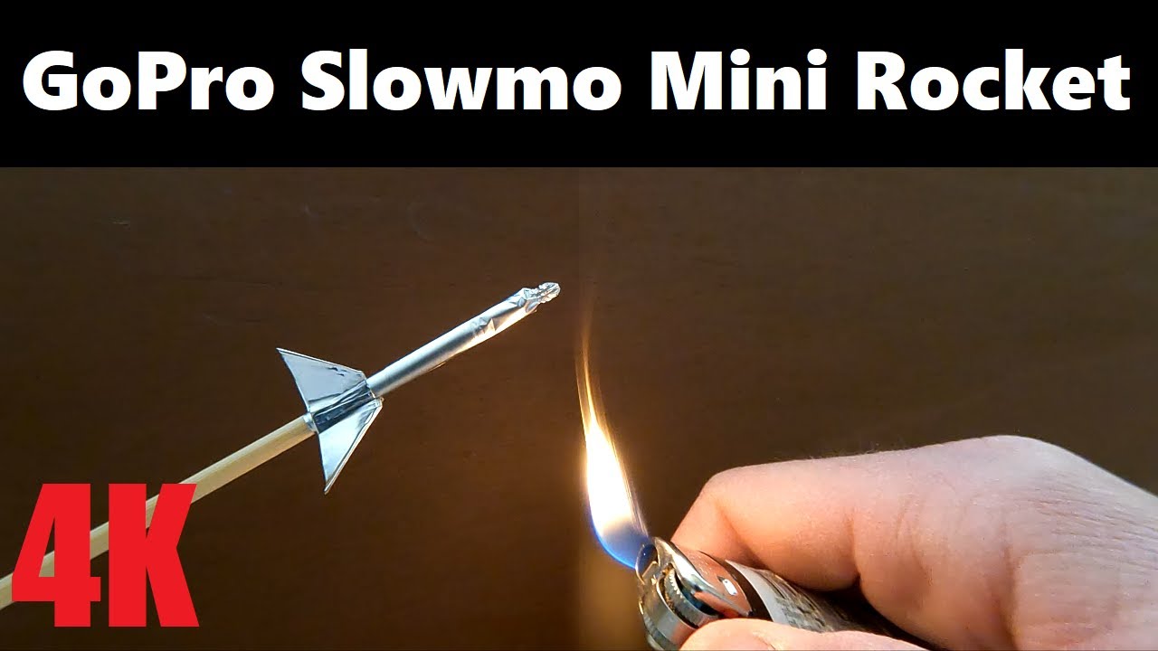 4K Mini Rocket Launch Captured with GoPro Hero 9 in Slow Motion! - YouTube