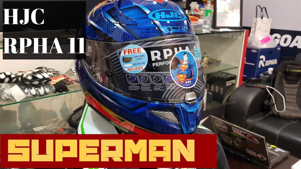 HJC RPHA 11 SUPERMAN - YouTube