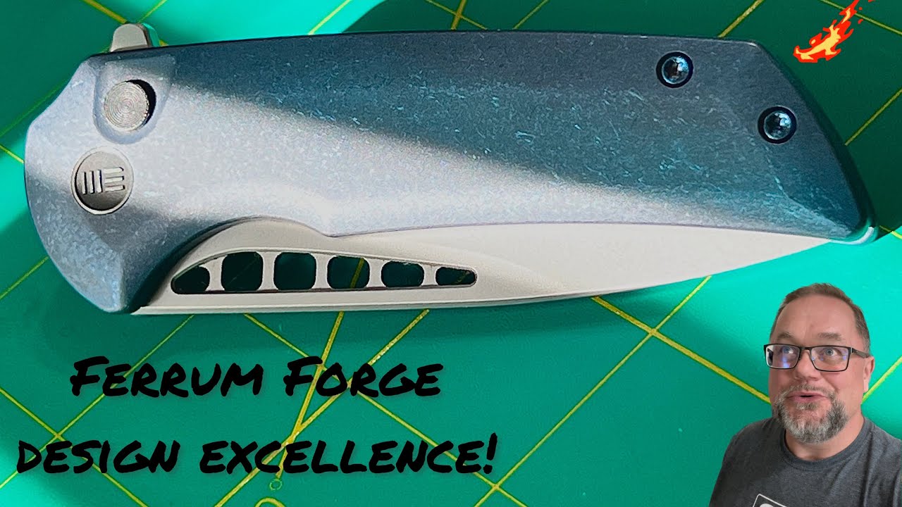 Unboxing the We Knives Mini Malice buttonlock knife by Ferrum Forge is ...