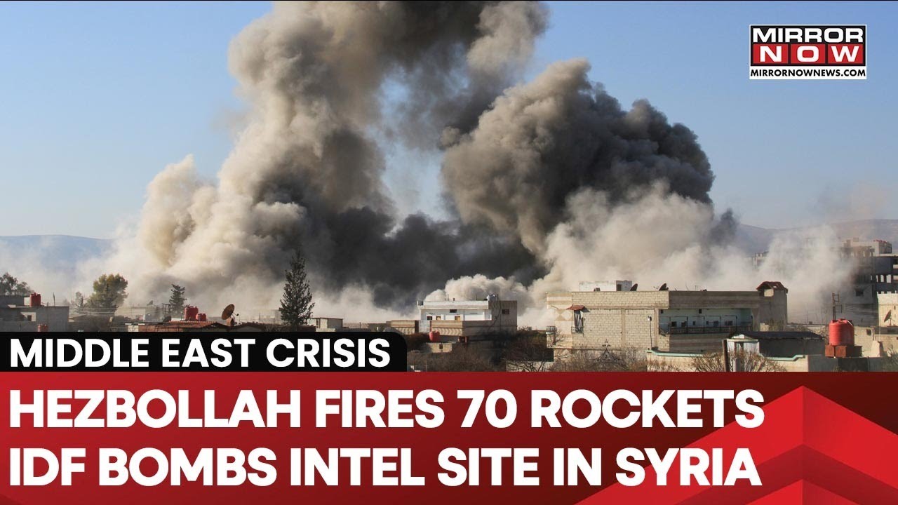 IDF Bombs Hezbollah Intel Site In Syria After 70 Rockets Burn Israel ...