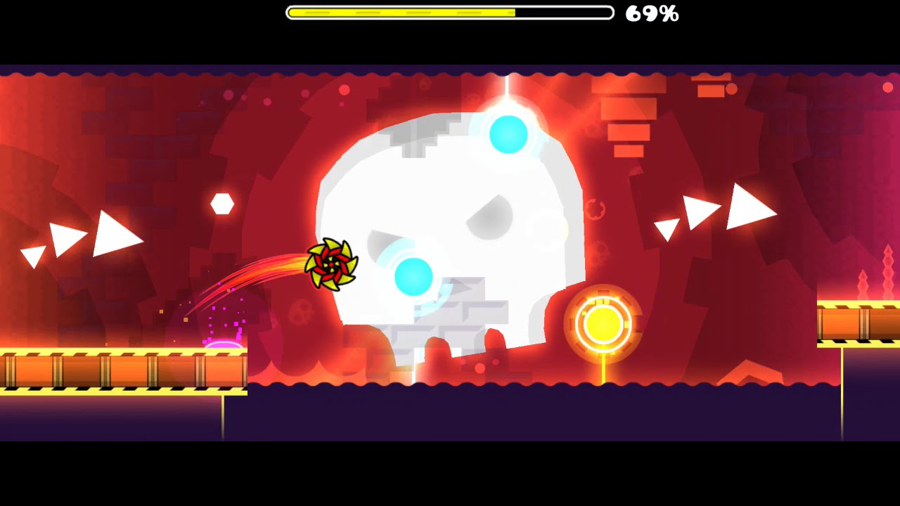 Geometry Dash: Bounce Out by Nikce (3/3 Coins) - YouTube