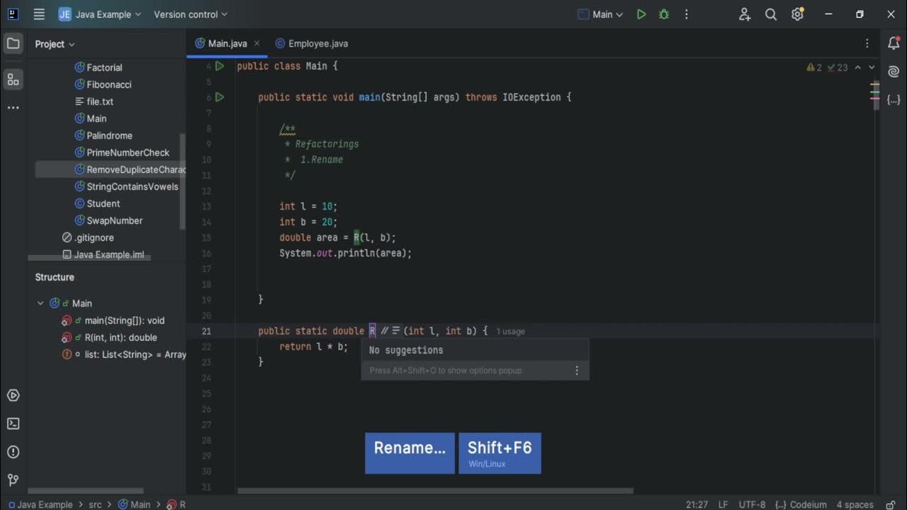 17.Rename Refactoring - YouTube