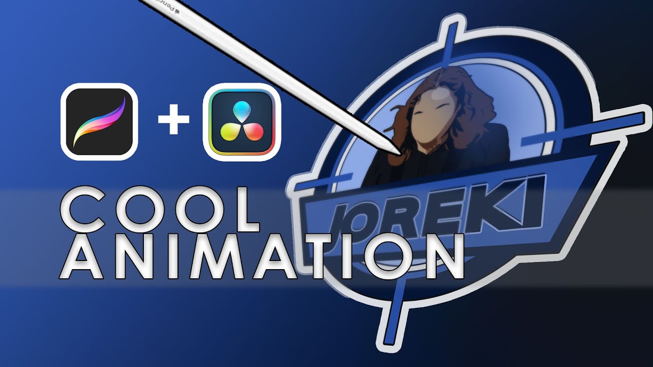 New Animation for my Logo using Procreate and DaVinci Resolve 18 on iPad pro - YouTube
