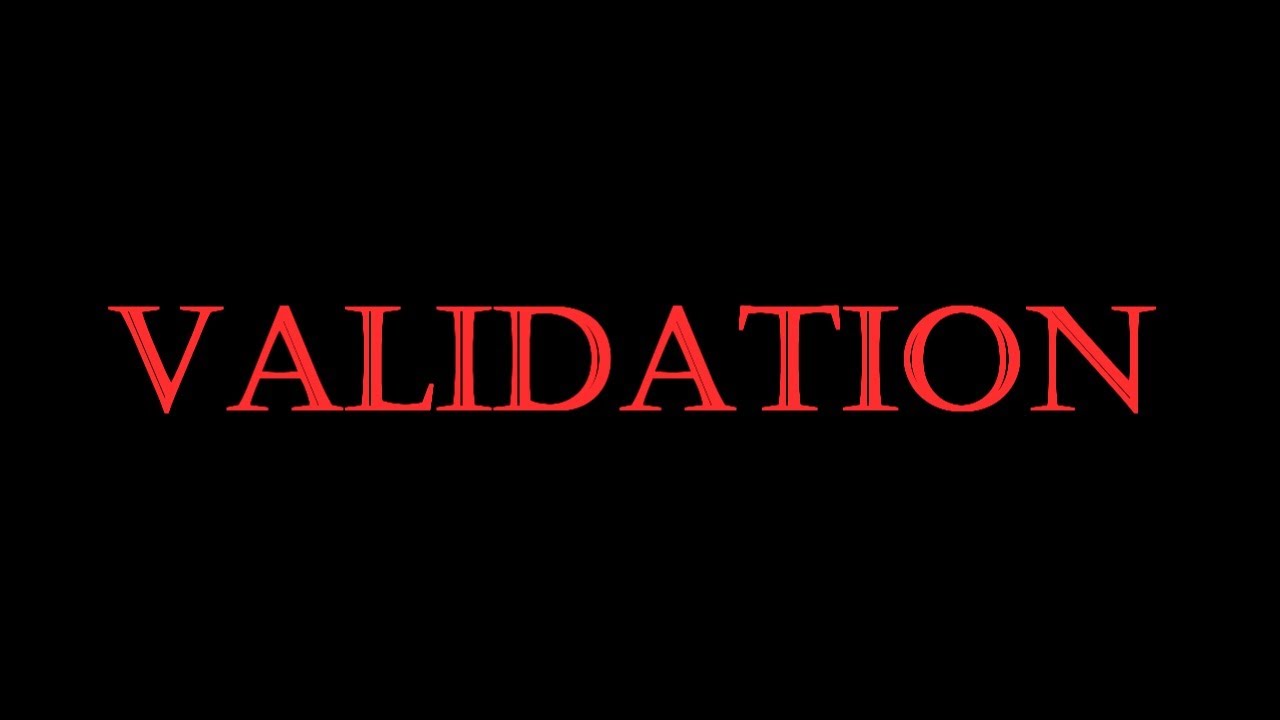VALIDATION: The Best Poem Ever - YouTube