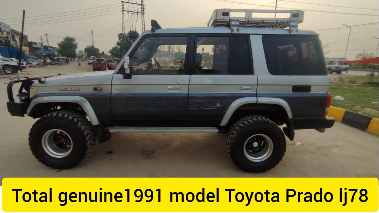 Total genuine1991 model Toyota Prado lj78||for sale in Islamabad - YouTube