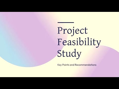 Contents of project feasibility study - YouTube