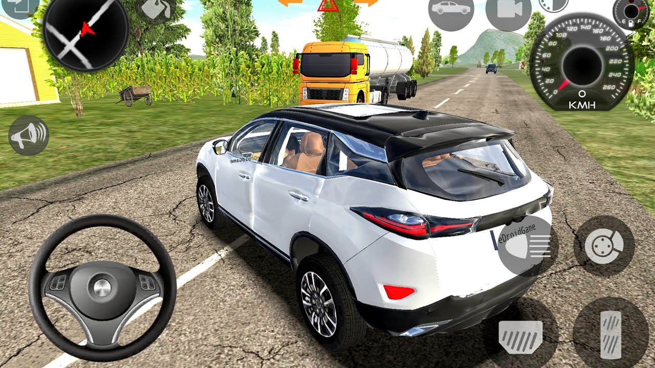 Indian Cars Simulator 3D #2 Tata Harrier SUV Gameplay || gadi game ...