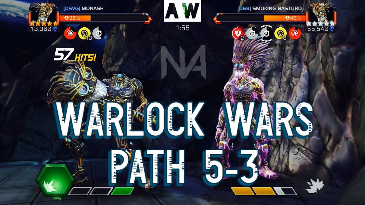 Alliance War With Warlock - Path 5-3 - YouTube