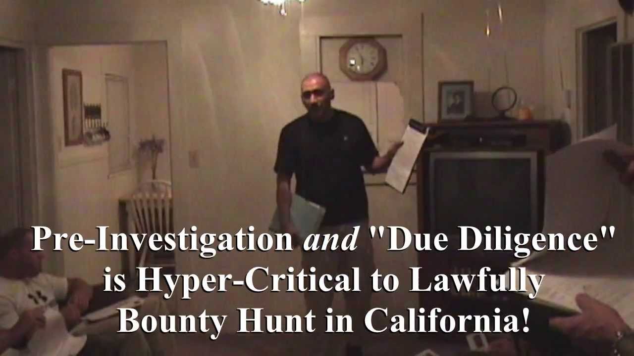 Fugitive Recovery Agent Requirements California - YouTube