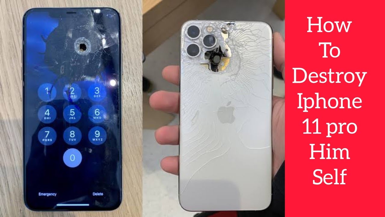 How to destroy iphone 11 pro Himself /2020 - YouTube