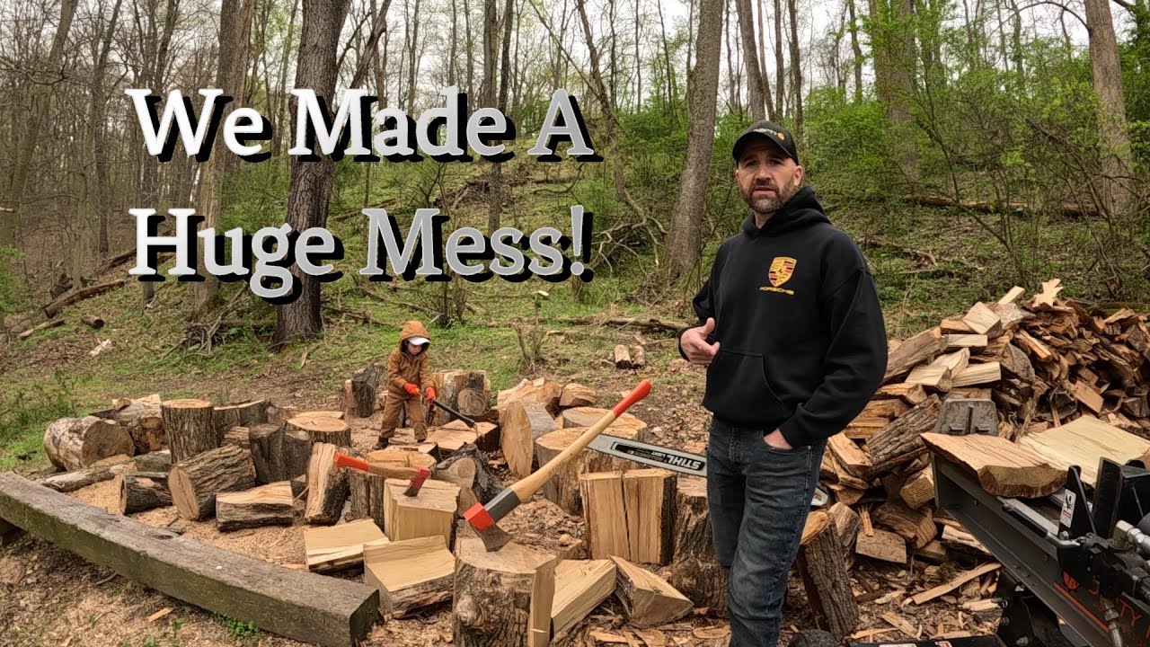 This Is How We Process Premium Firewood - YouTube