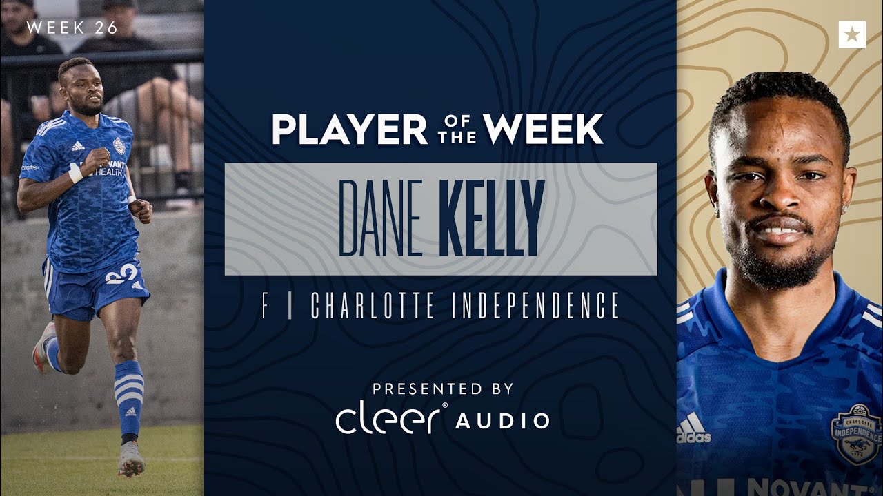 USL Championship Player of the Week - Dane Kelly, Charlotte ...