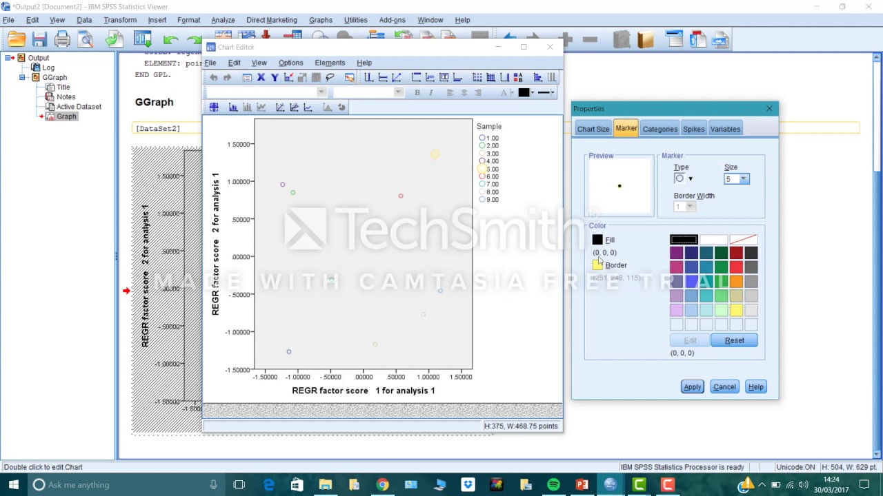 Creating a Scatter from Normalised Data using SPSS - YouTube