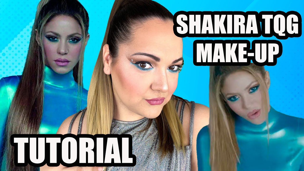 SHAKIRA TQG, MAQUILLAJE INSPIRACIÓN. TUTORIAL PASO A PASO. - YouTube