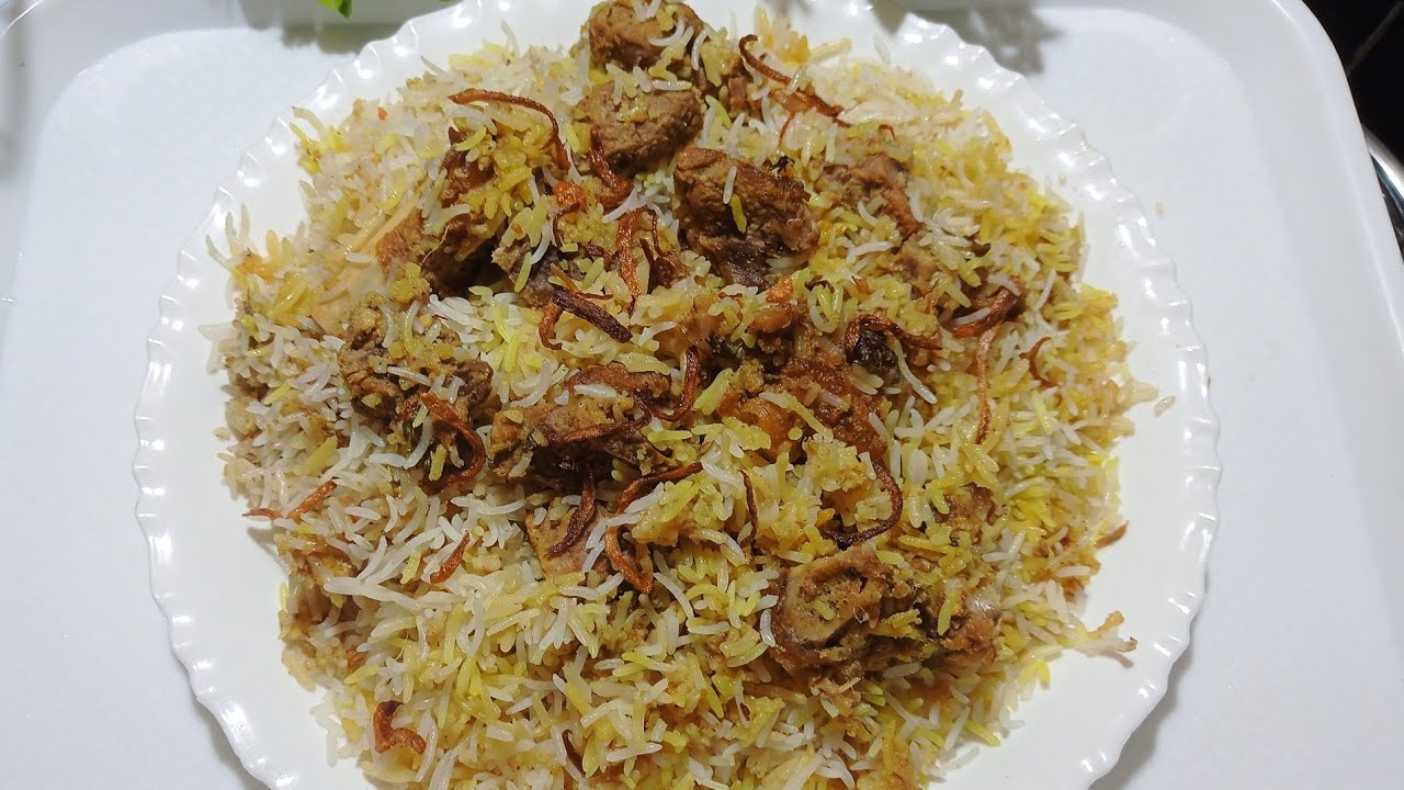 Hyderabadi Sufiyani Biryani recipe ️ || White mutton biryani recipe ️ ...