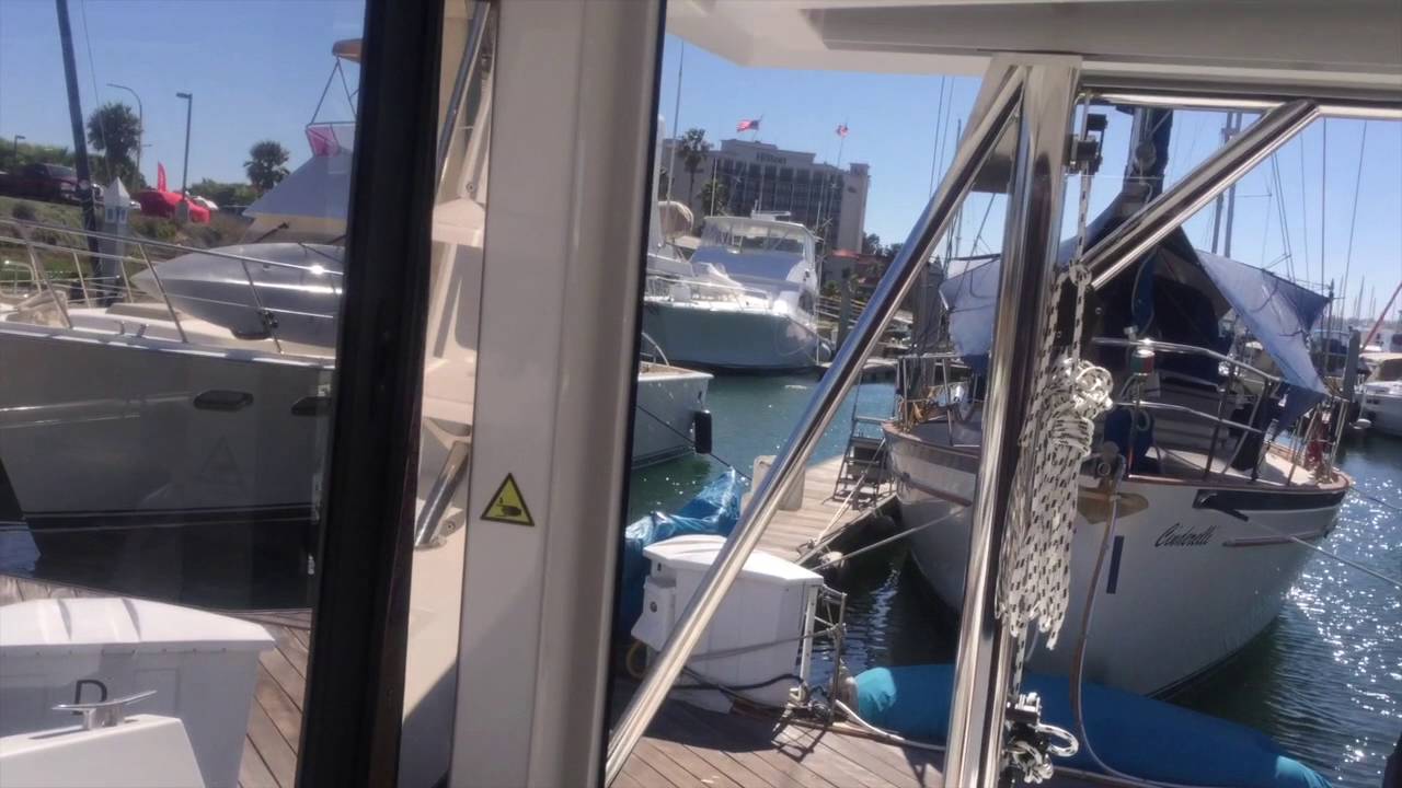 Bali 4.3 Sailing Catamaran Transom Door Enclosure By: Ian Van Tuyl ...