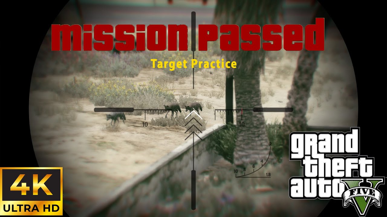 🔴 GTA V: Target Practice Mission - Trevor: #AI Controller [4K 60 FPS ...