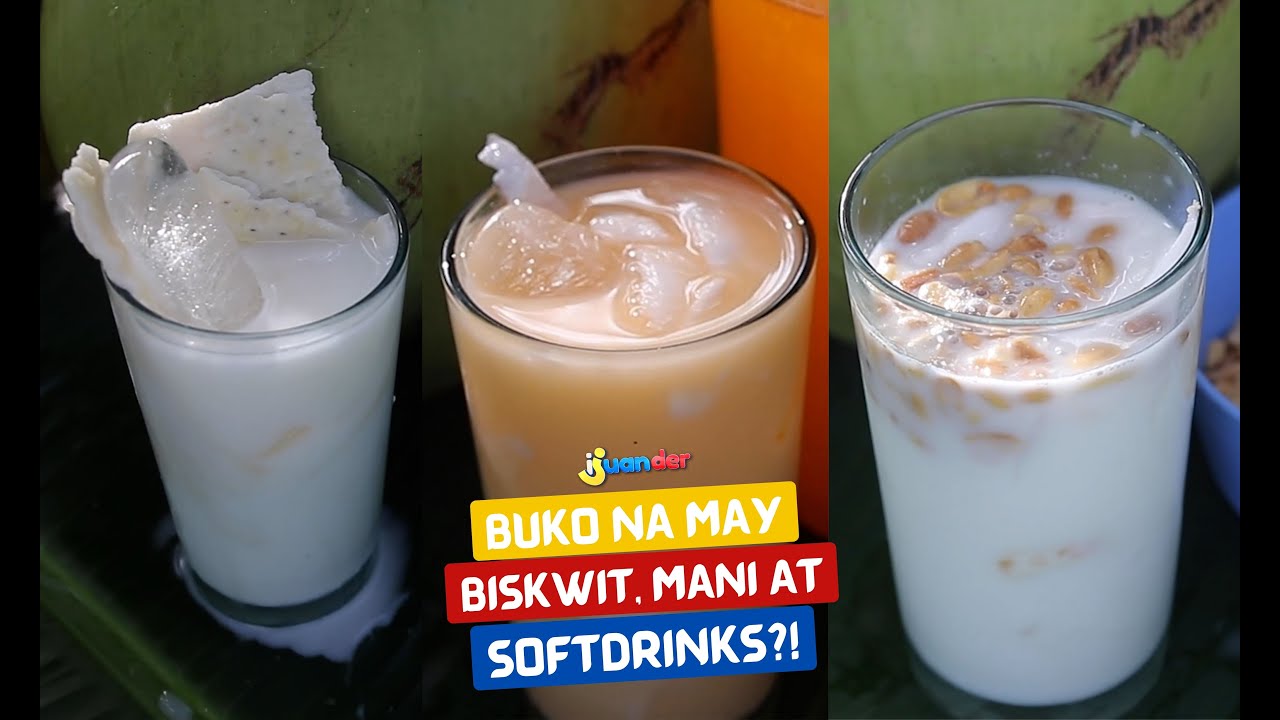 Buko na may biskwit, mani, at softdrinks?! | I Juander - YouTube