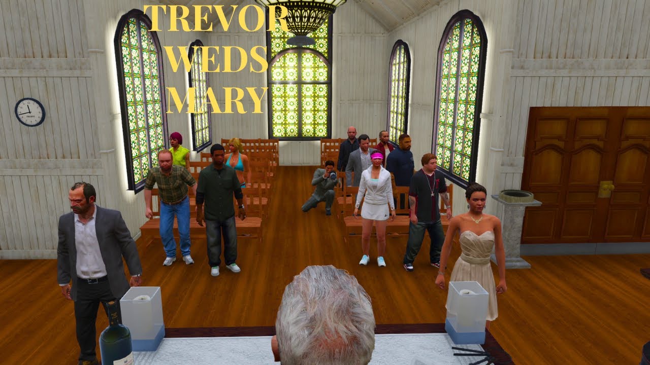 TREVOR WEDDING | GTA 5 MALAYALAM | GROODE - YouTube