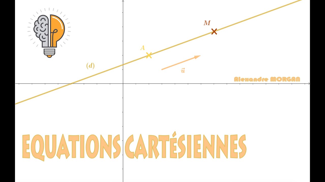 2nde - Équations cartésiennes - YouTube