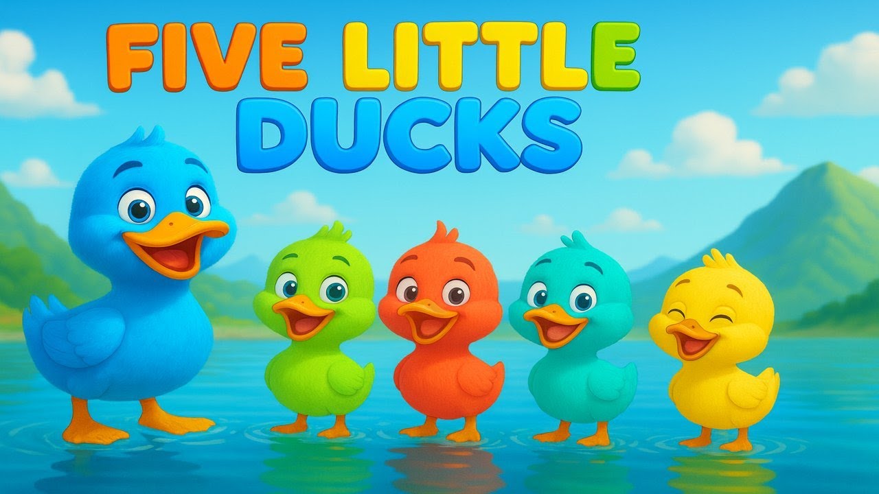 Five Little Ducks | “Quack, Quack!” Nursery Rhyme & Dance - YouTube