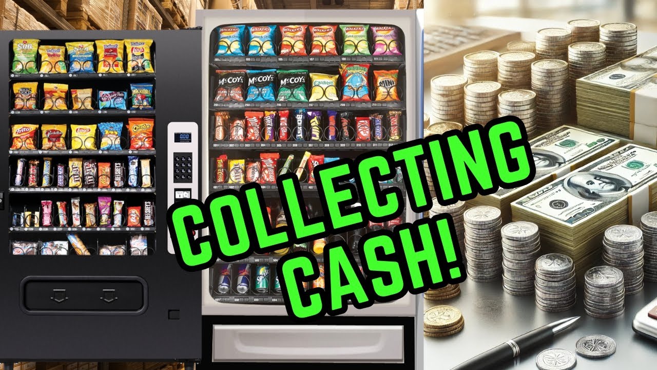 Collecting Cash From Vending Machines! - YouTube