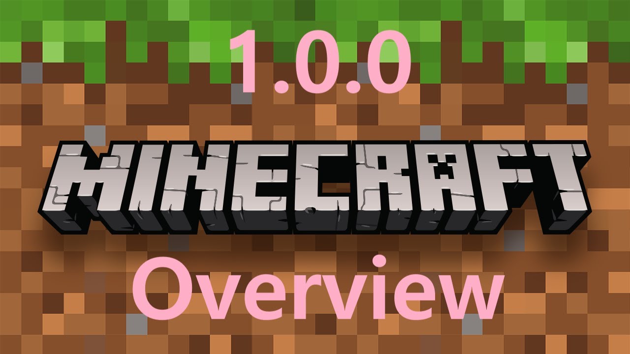 Minecraft 1.0.0 Gameplay Overview - YouTube