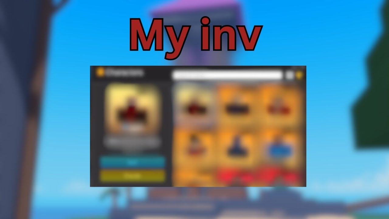 Up to date inventory reveal in character rng | Character RNG | #roblox ...