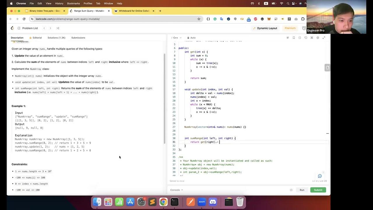 Giải bài tập thuật toán với chủ đề Binary Indexed Tree cùng ACM-ICPC world finalist - YouTube