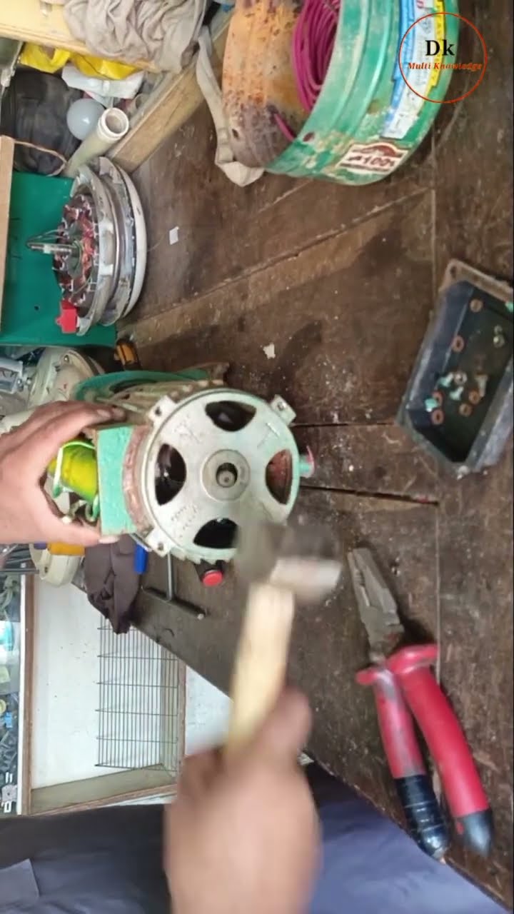 how to opan Electric Motor #motorwinding #electrical #motorrepaie # ...