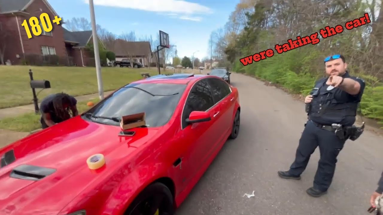 Cop Gets Mad at G8 owner!! - YouTube