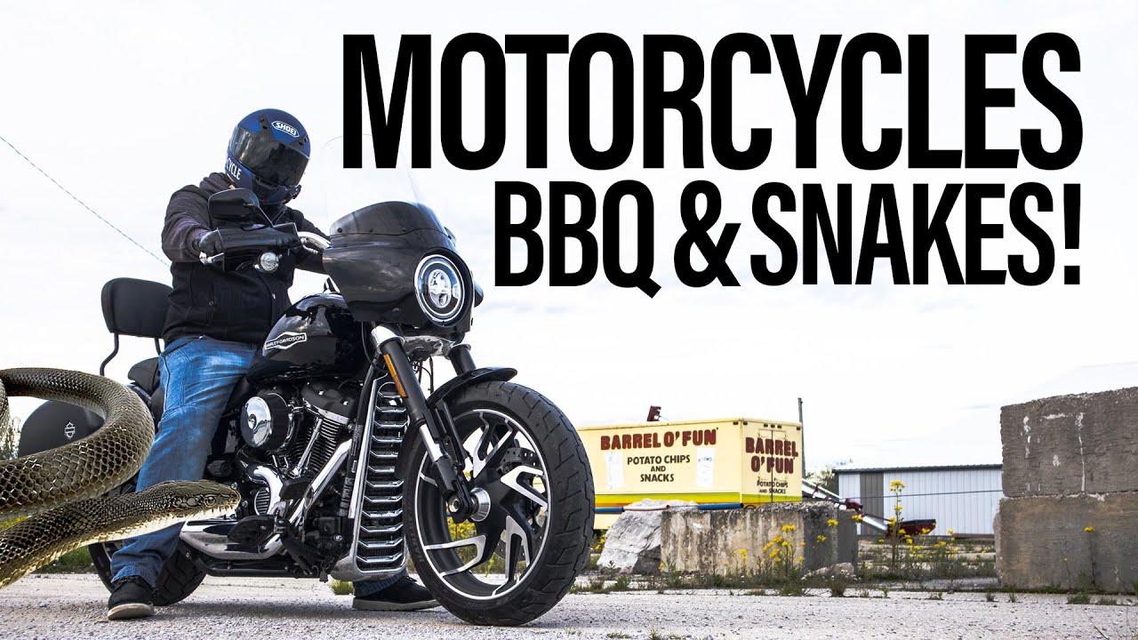 Motorcycles, BBQ & Snakes! - YouTube