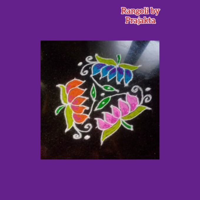 Lotus Rangoli/Kamal Ki Rangoli/#lotusrangoli #flowerrangoli #shorts ...