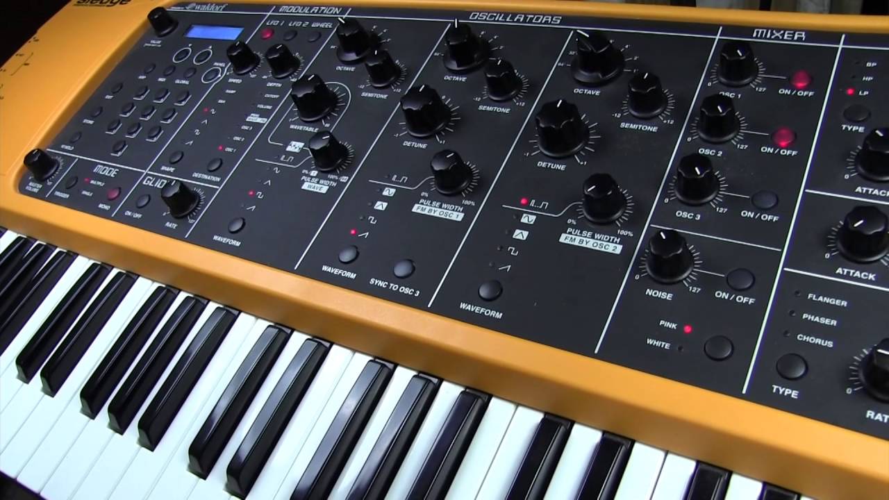 Studiologic Sledge Synthesiser Tutorial 29 Tangram by Tangerine Dream ...