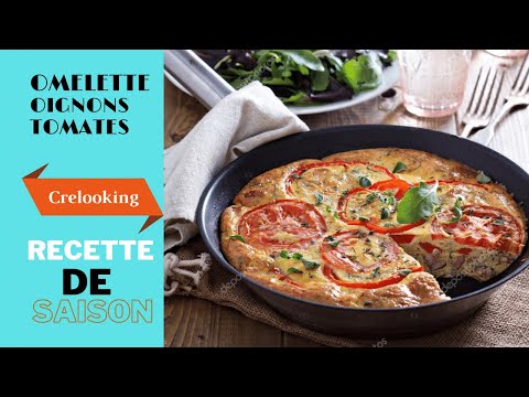 Omelette Oignons Tomates