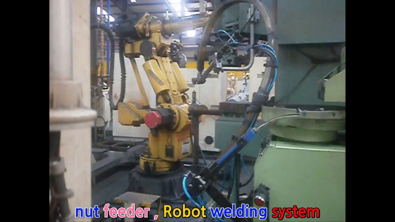 NUT FEEDER, ROBOT WELDING SYSTEM - YouTube