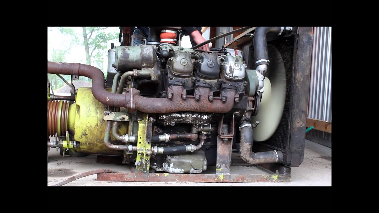 OM 421 engine test by jobel - YouTube