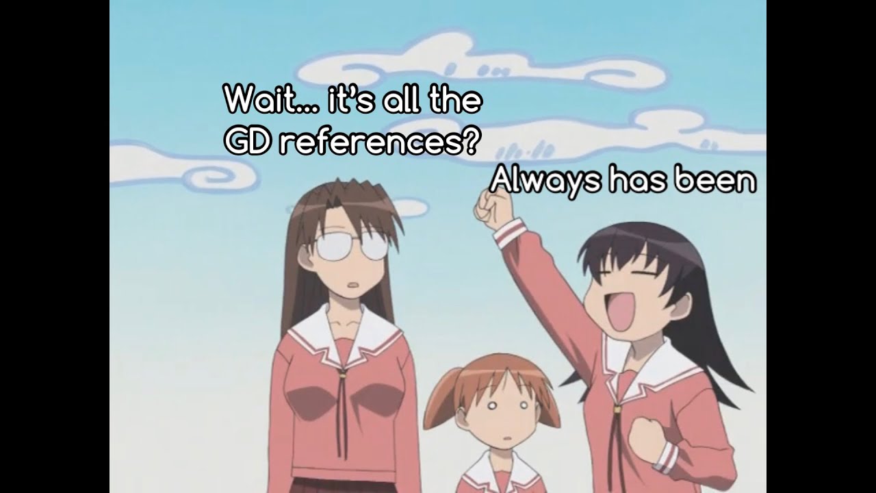 3 minutes of all gd references - YouTube