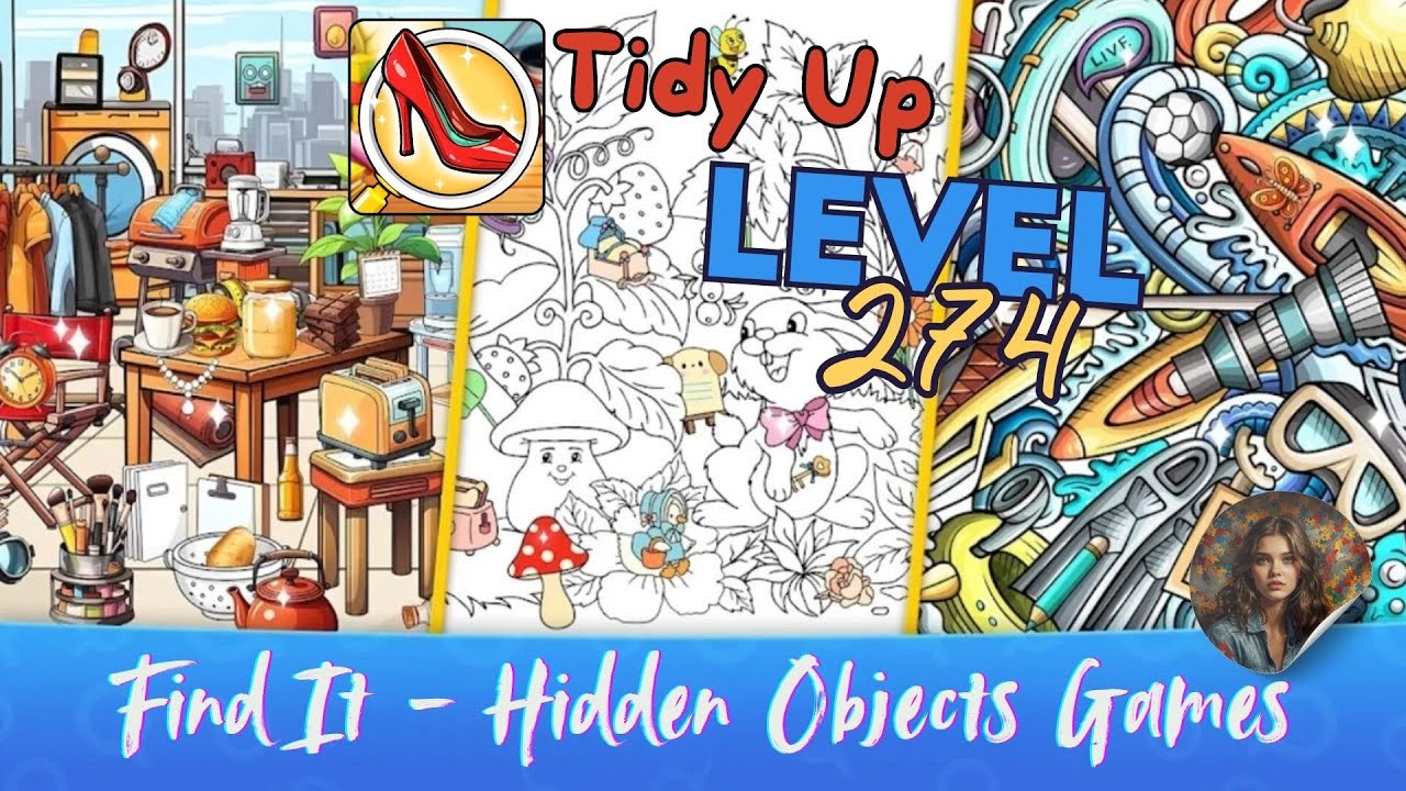 Find It - Hidden Objects Games - Tidy Up Level 274 - YouTube