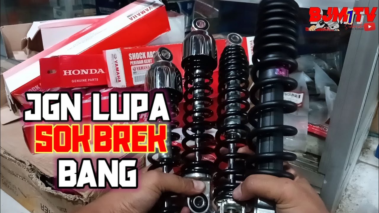 sokbreker belakang motor , review merek FEDERAL,HONDA DAN YAMAHA - YouTube