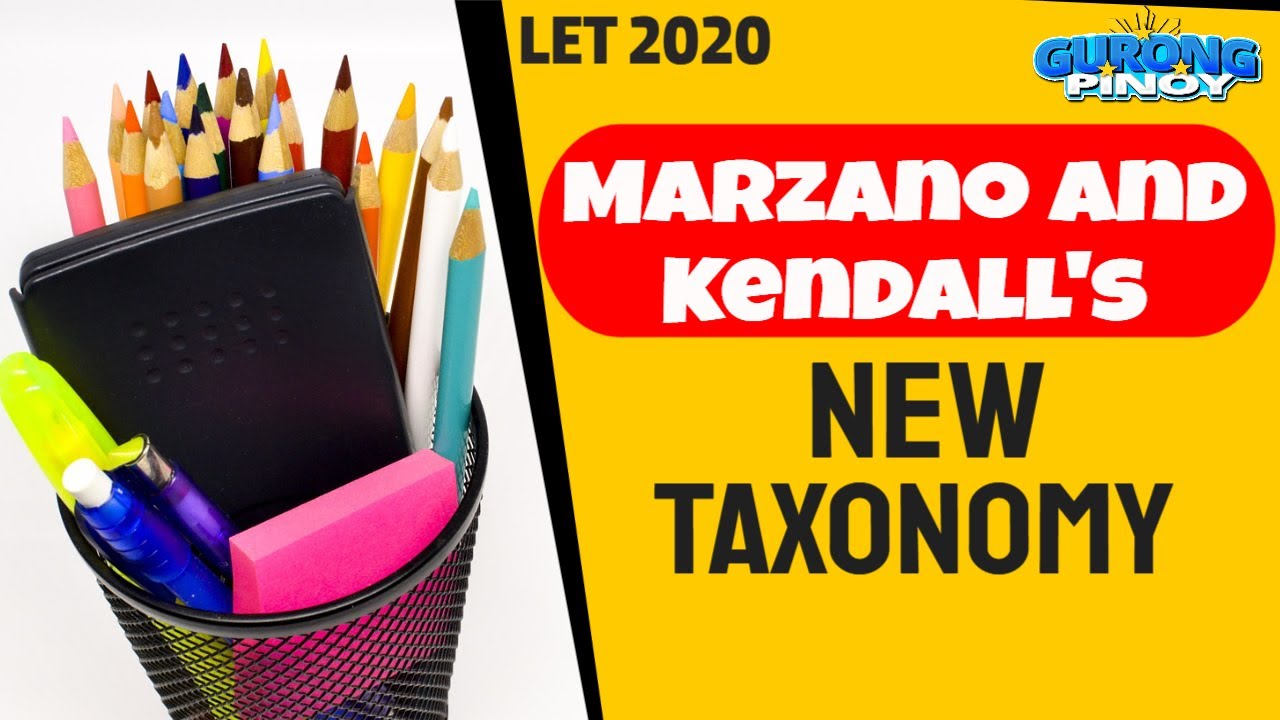 Marzano and Kendall's New Taxonomy LET Updated Reviewer 2020 - YouTube