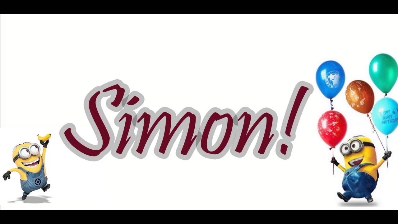 Gelukkige verjaardag SIMON! - YouTube