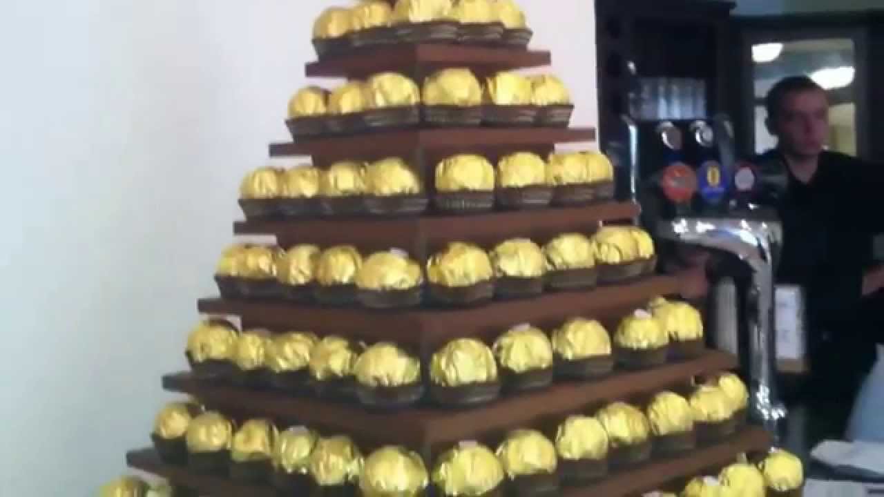 Ferrero Rocher Pyramid Tower London by www.samisonline.co.uk - YouTube